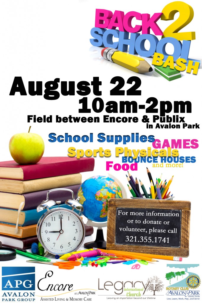 Back 2 School Bash Encore At Avalon Park Encore At Avalon Park Back 2 School Bash Encore At Avalon Park Encore At Avalon Park